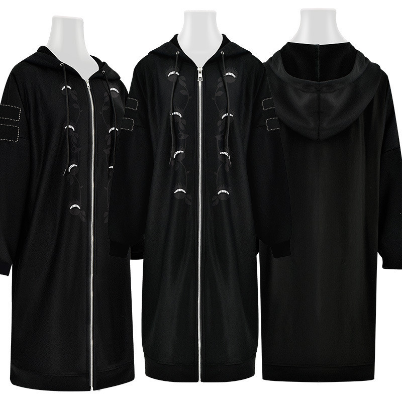 Adams Family cos Costume Halloween Wednesday Adams Black Sweatshirt ...