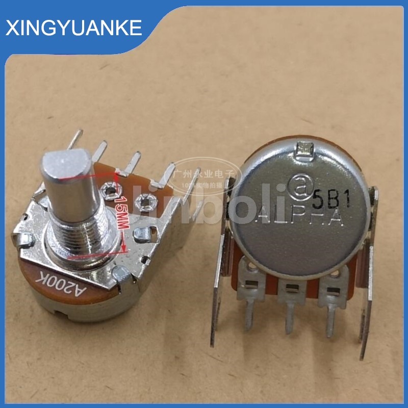 1PCS 148 Type Single Potentiometer 3Pins A200K Audio Amplifier Volume ...