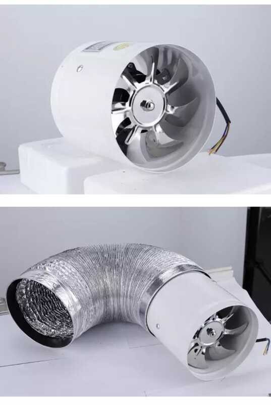 LY VARIER 4/6/8/10/12In - Ine ExHAuSt FAn Air VentilAtor MetAl ...