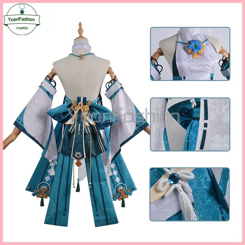 [Ready Stock] Genshin Impact Female Version Xiao COS Yae Miko cosplay ...