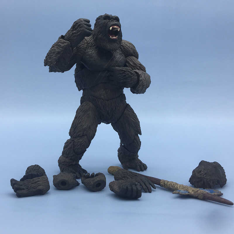 A 2021 Movie SHM Godzilla Vs. King Kong Gorilla Super Mobile Model Box ...