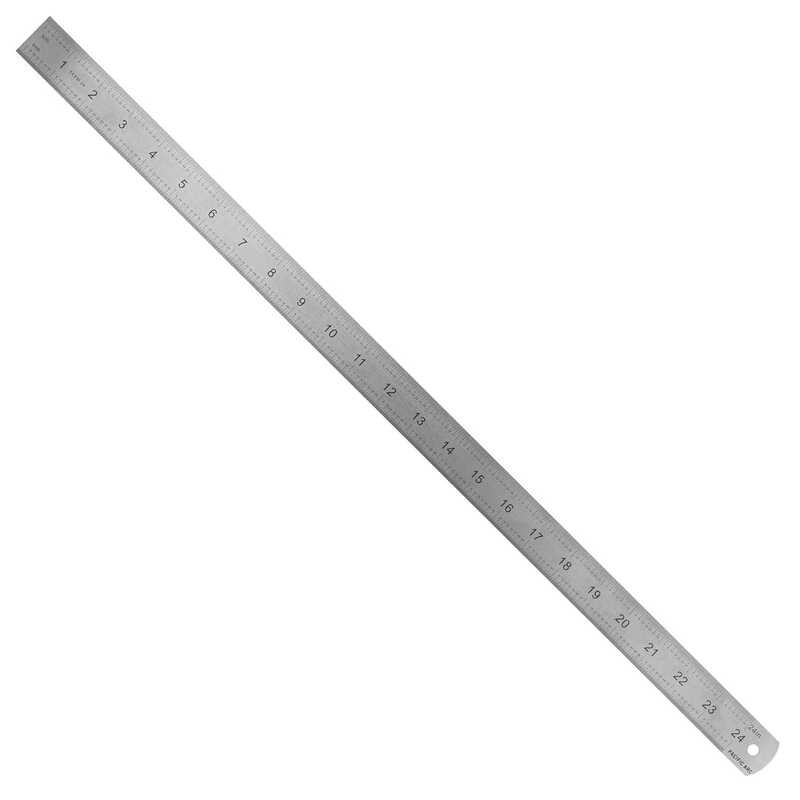 Arc stainless Pacific steel ruler in inches and metric, 32 and 64 ...