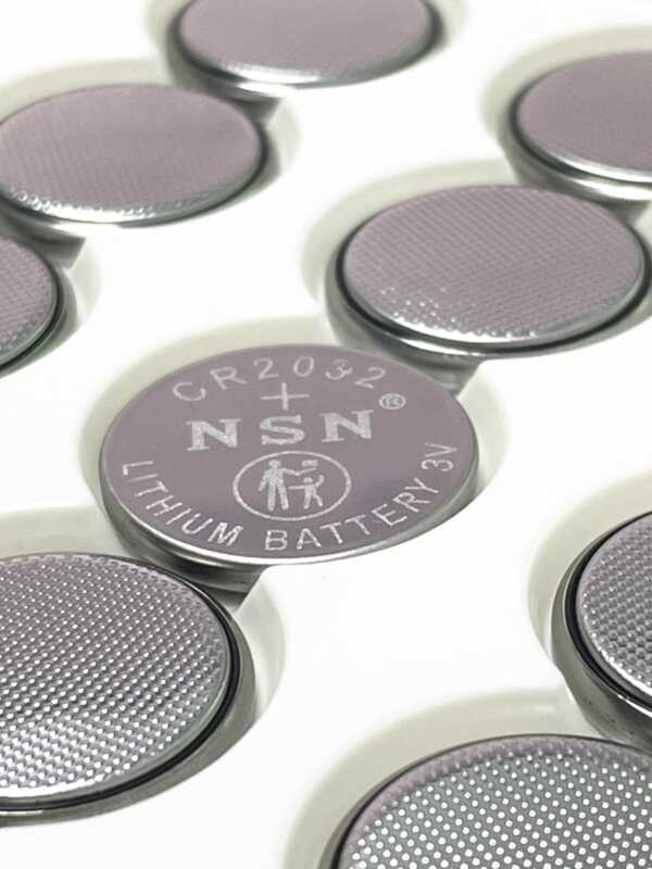 S 2Pcs NSN Cr2032 Lithium Battery 3V Remote Control Button Battery ...