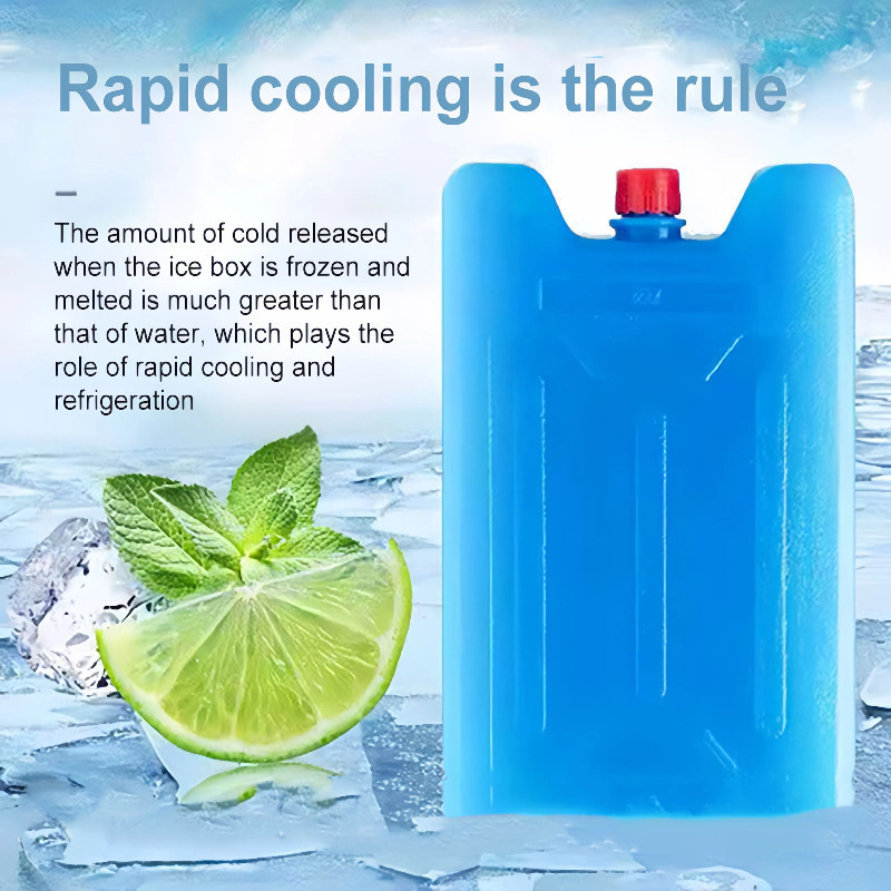 400ML/600ML Reusable Ice Packs Breastmilk Storage Cooler Bag Lunch Box ...