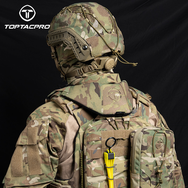 TOPTACPRO Tactical Universal Neck Brace Collar Neck Protector Neck ...
