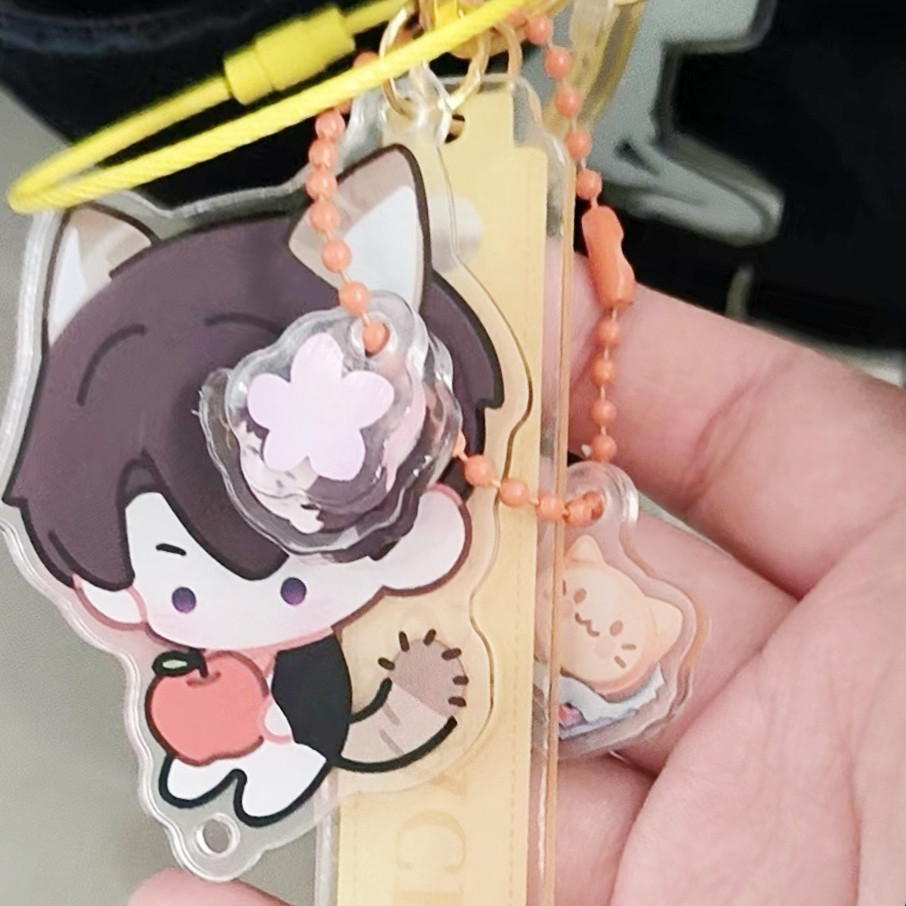 Love and Deepspace Meow Meow Caleb Acrylic Keychain Bag Pendant DIY ...