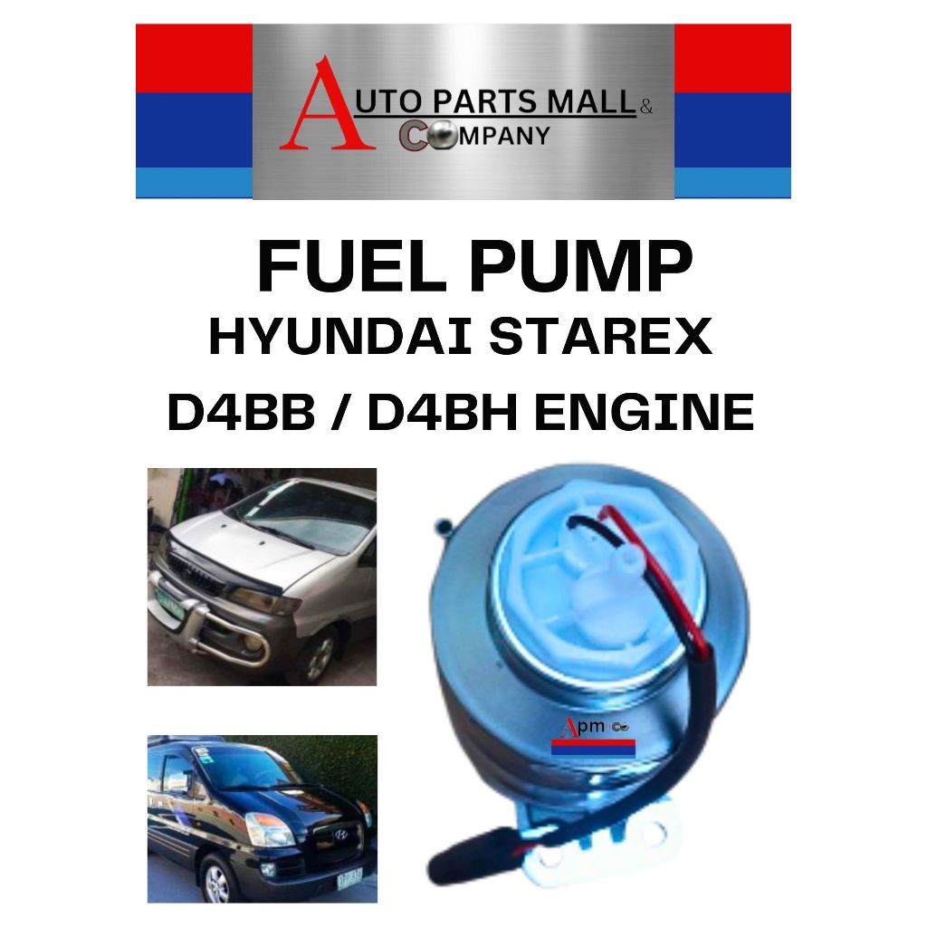 HYUNDAI STAREX ENGINE D4BX , D4BH , D4BB FUEL PUMP / FEED PUMP/ FUEL ...