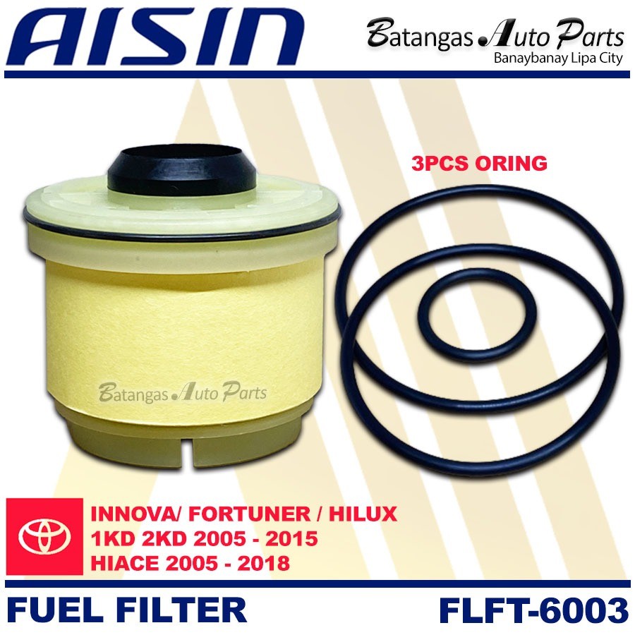 AISIN FUEL FILTER TOYOTA INNOVA /FORTUNER / HILUX 1KD 2KD 2005-2015 ...