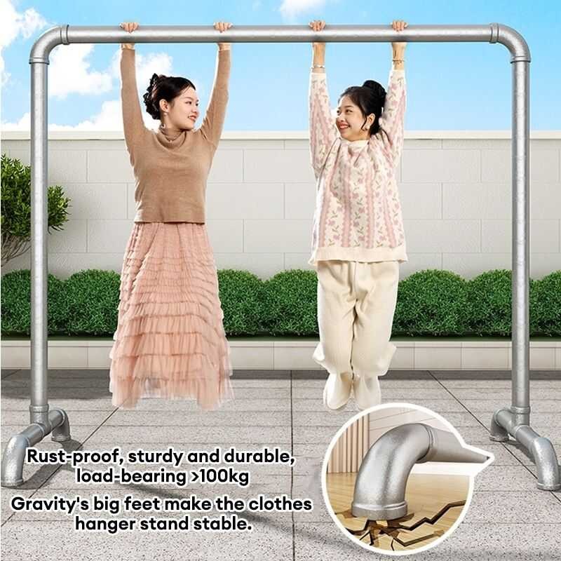 Double Pole Clothes Drying Rack Sampayan Ng Damit Heavy Duty Clothes ...
