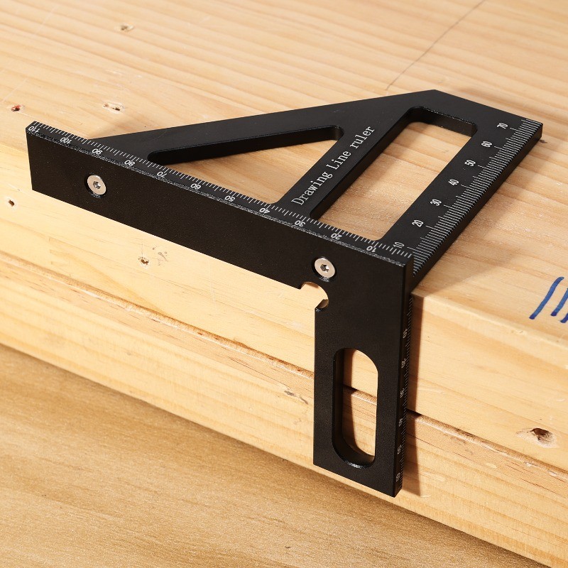 Carpenter Square Ruler - Multi-Angle Layout - for Protractor Engineer ...