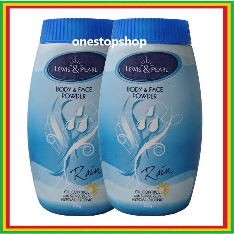Lewis & Pearl Body and Face Powder Rain 50G x2 6月-x759 | Shopee Philippines