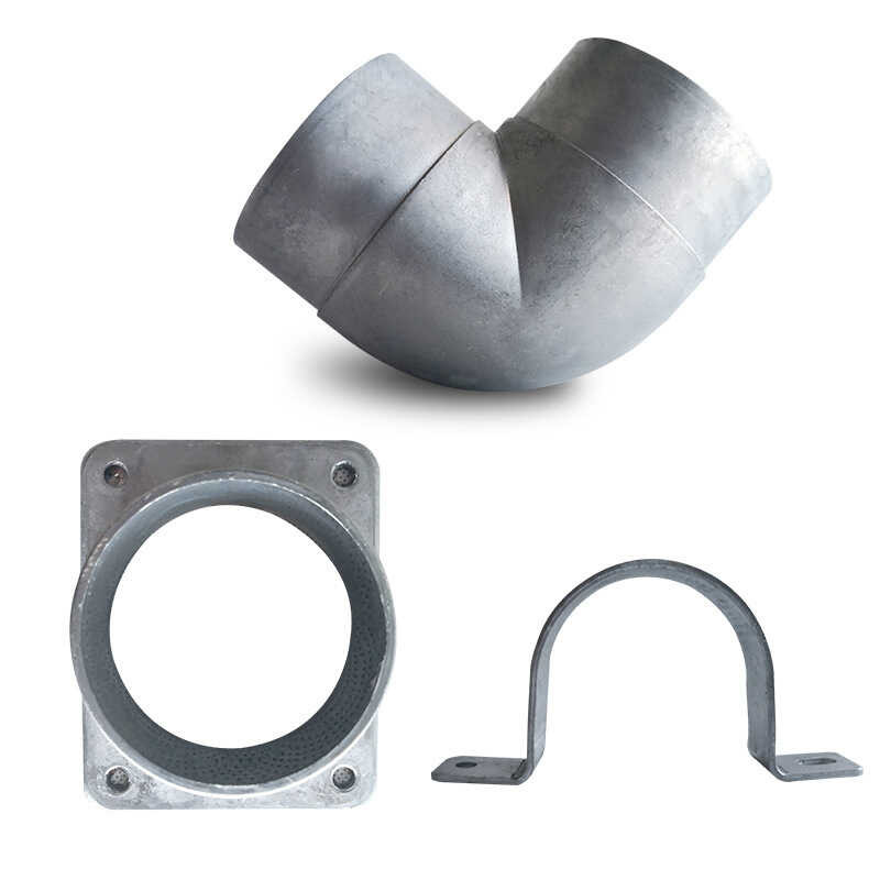 Drainage Aluminum Alloy Pipe Elbow Pipe Clamp Joint Sunroom Drainage ...