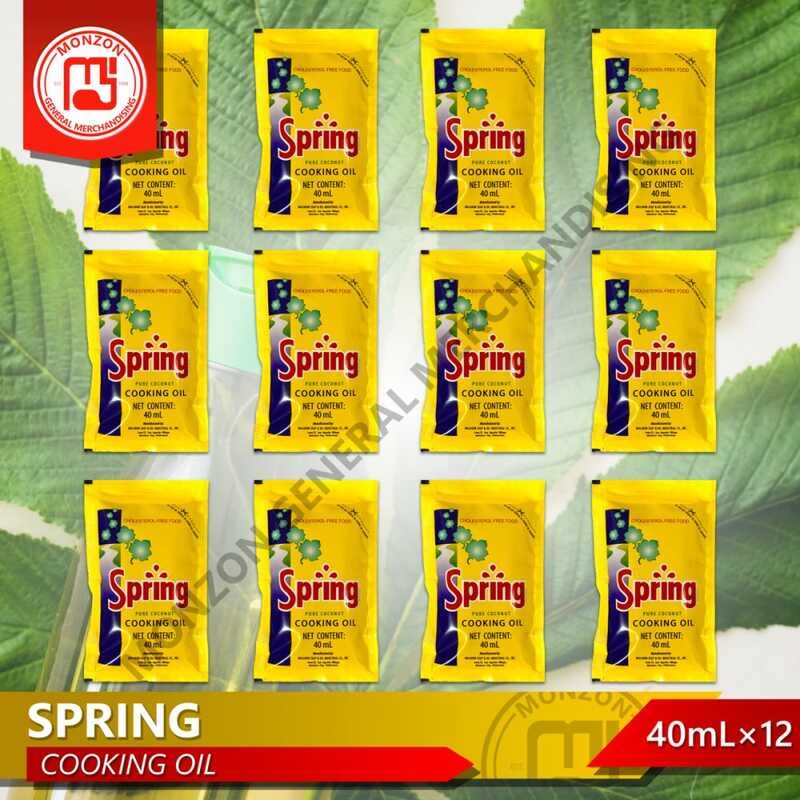 Spring Pure Coconut Cooking Oil 40Ml (By 12) 684665 9A | Shopee Philippines