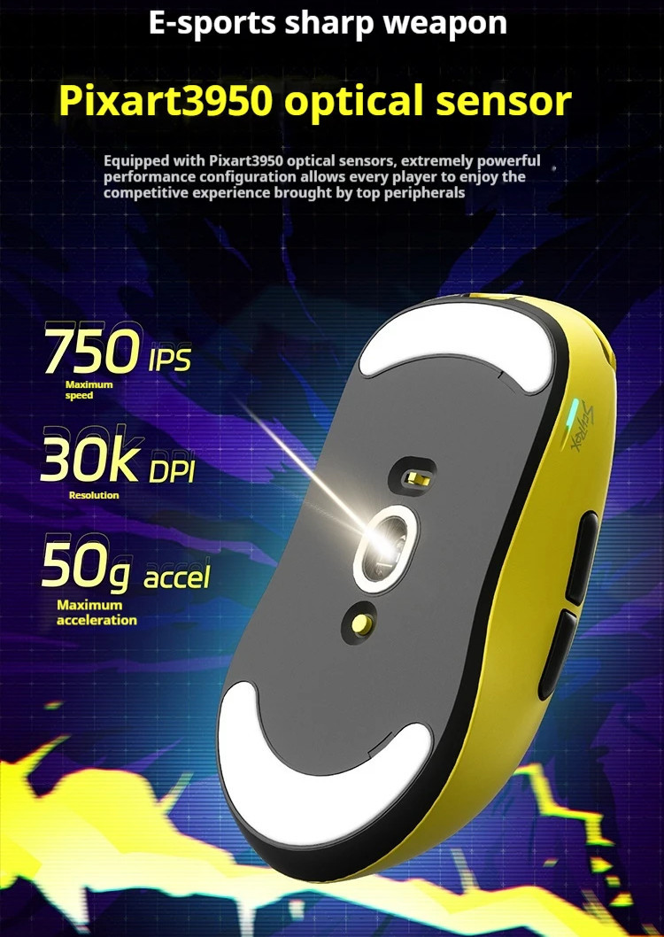 Scyrox V8 Lightweight Mouse with 8K Receiver 2 Mode 2.4G Wireless ...