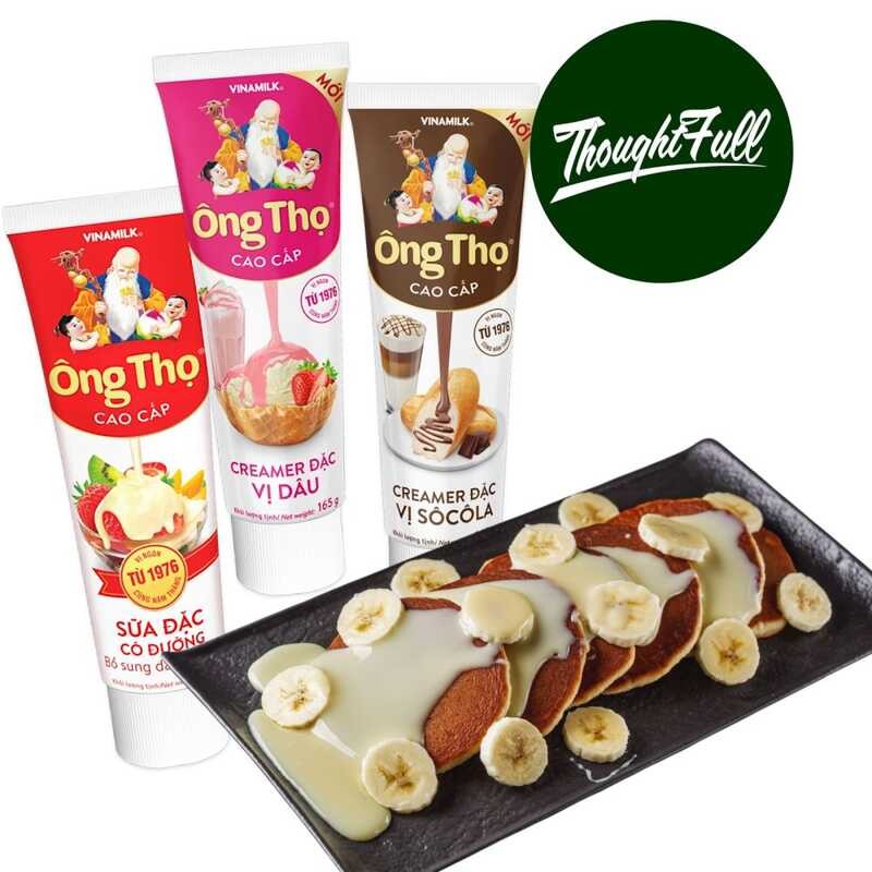 Vinamilk Ong Tho Flavored Condensed Milk 165G | Shopee Philippines