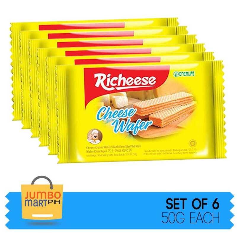 RICHEESE CHEESE WAFER 50G / SET OF 6 Fb0 95B | Shopee Philippines