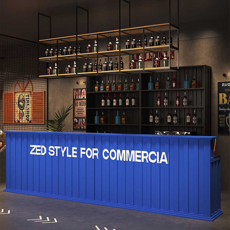 Personalized Industrial Style Counter Cashier Clear Bar Restaurant ...