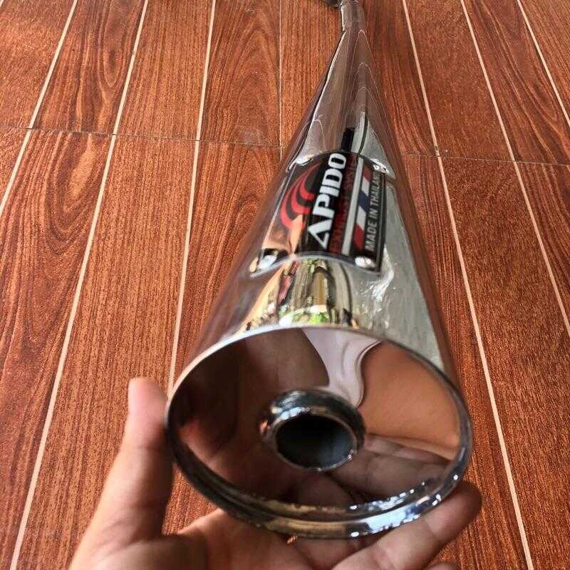 Stainless Barako 1 And 2 (175) Apido Chicken Pipe With Emblem - LTO ...