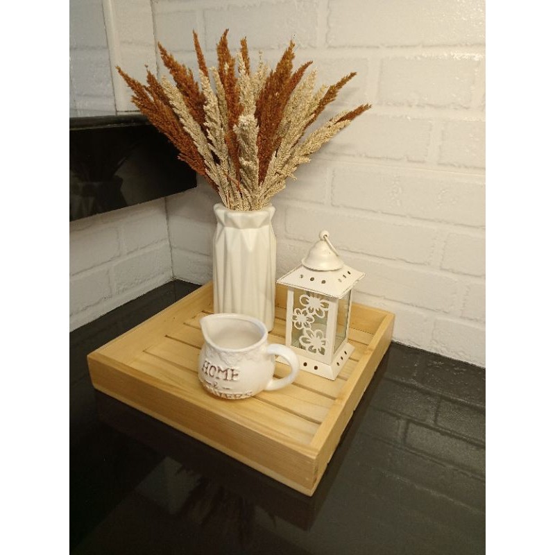 Wooden Square Tray 11x11 Pinewood/Multipurpose Tray | Shopee Philippines