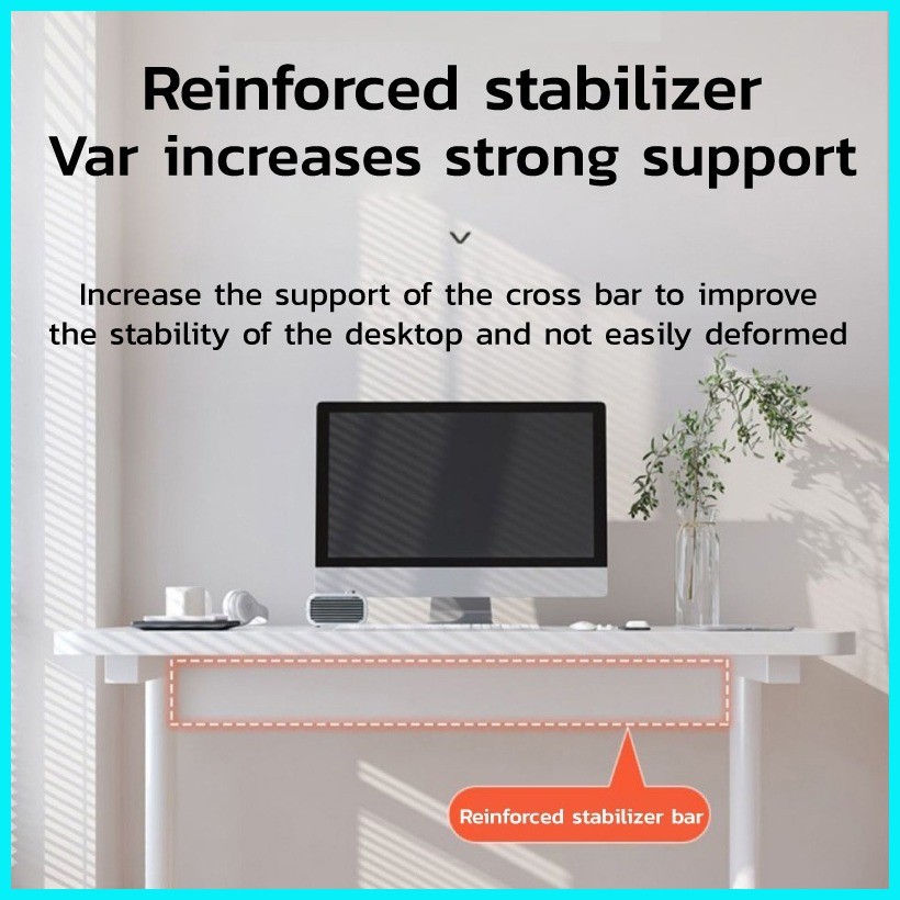 120cm adjustable computer table desk office desk workbench ergonomic ...