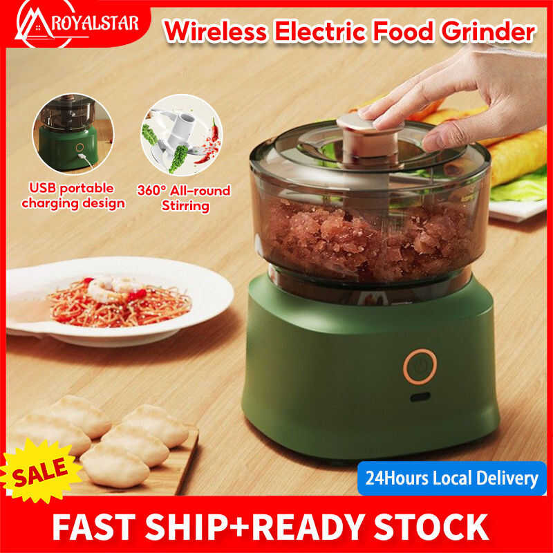 Royalstar Portable Food Grinder Electric Wireless Food Grinder Baby ...