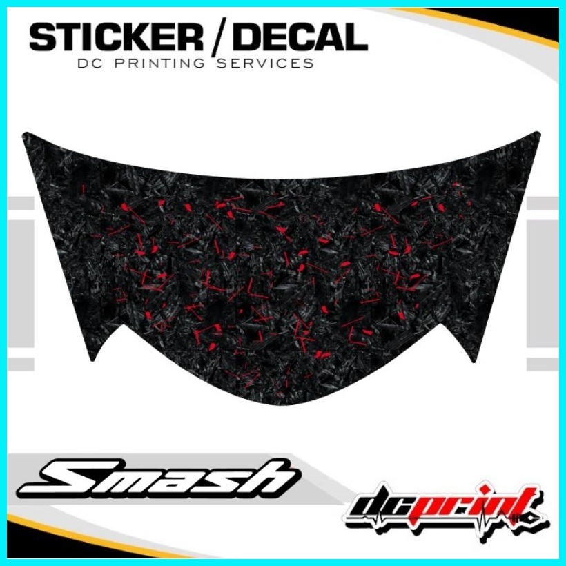 Smash Sticker Carbon for Visor Waterproof antifade | Shopee Philippines