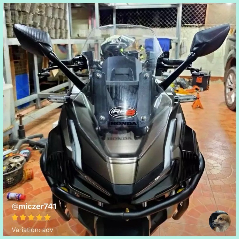 HONDA ADV 150 / 160 cc Side Mirror With Bracket Set | Shopee Philippines