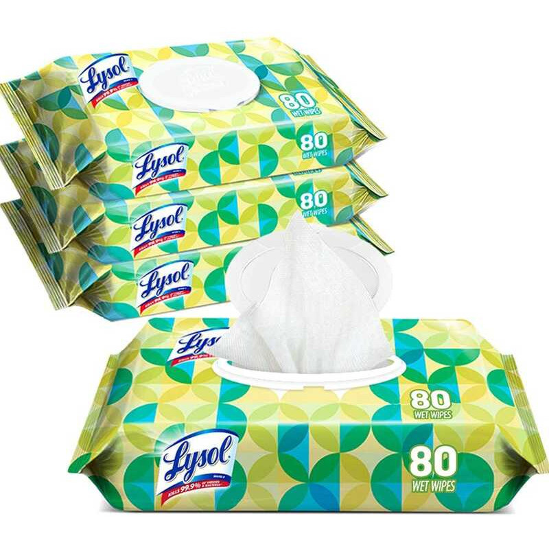 Lysol Handi-Pack Disinfecting Wipes, 320Ct (4X80ct), Country Scent ...