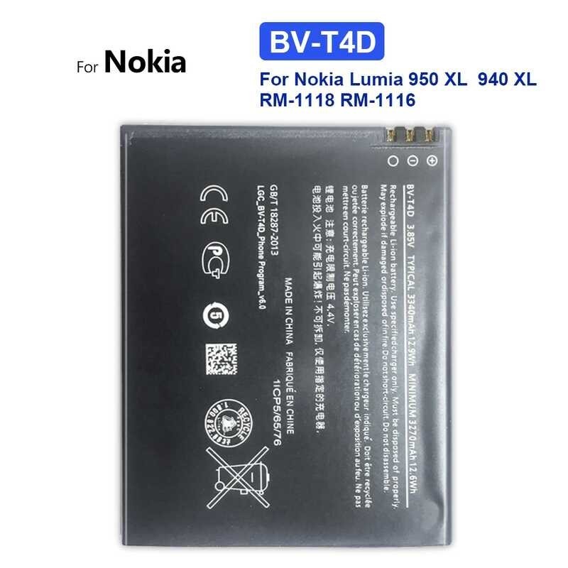 Mobile Phone 3340 mAh Para sa Microsoft Nokia Lumia 950 CityMan 940 XL ...