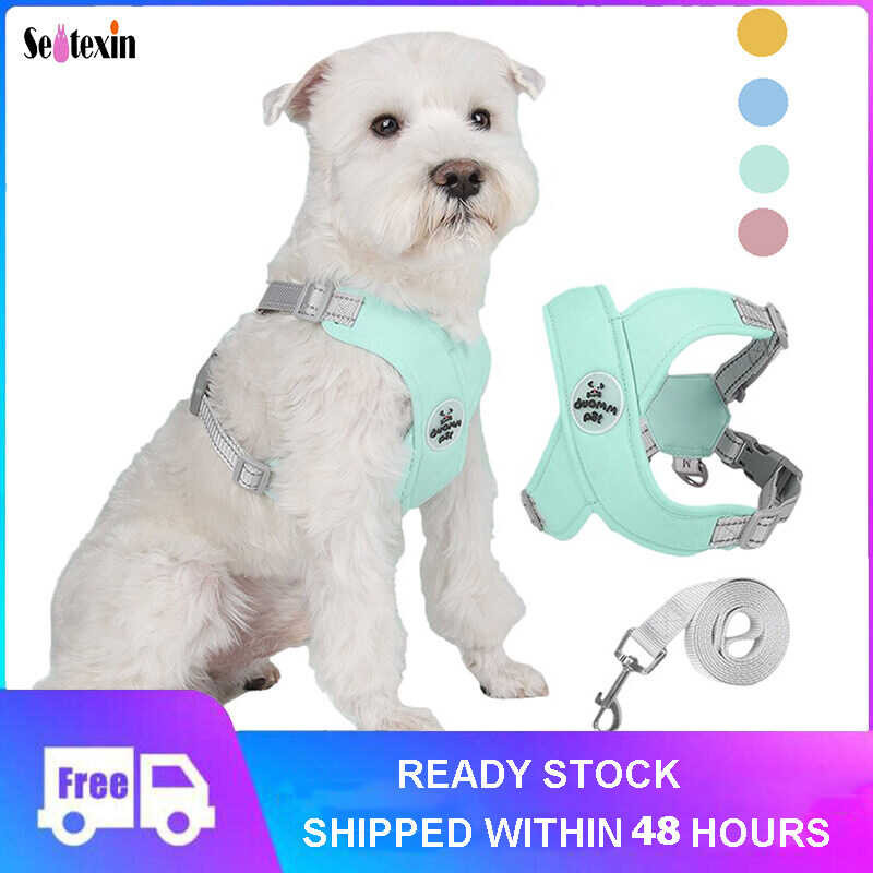 Sentexin Pet Reflective Dog Harness at Leash Set para sa maliit na ...