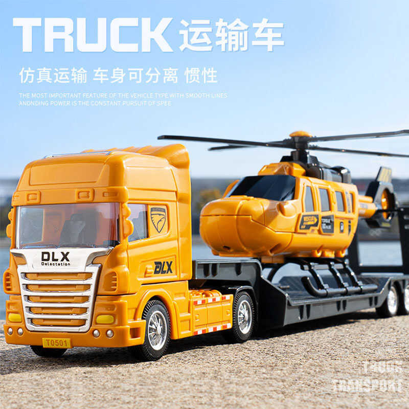 Ng Simulasyon Aircraft Transporter Child Rescue Helicopter Toy Inertia ...