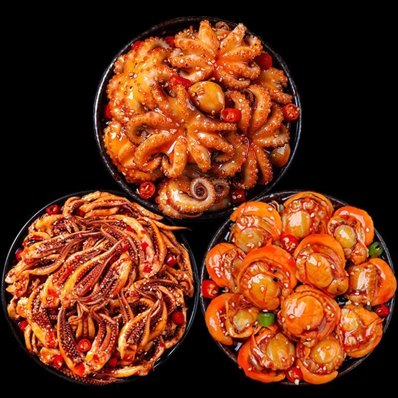 XUPAI Octopus Snack Instant Snack Seafood Deli Canned 100g | Shopee ...