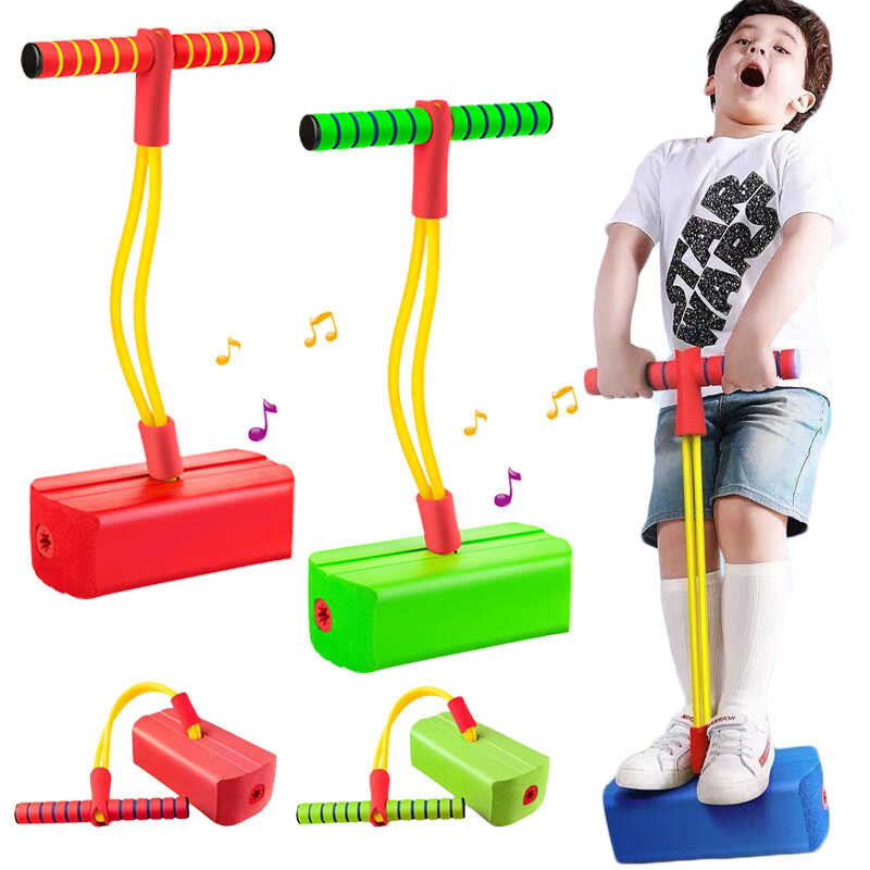 Pogo Stick Jumper Sports Games Sensory Integration Balance Fiess ...