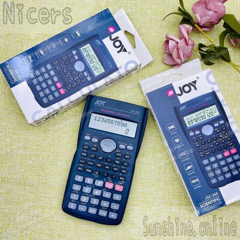 JSC-240 〓 JOY Scientific Calculator na may Cover With Battery DO | Shopee Philippines