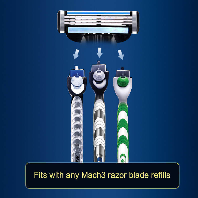Gillette Mach3 Razor Refills for Men 4/8 Razor Blade Refills with ...