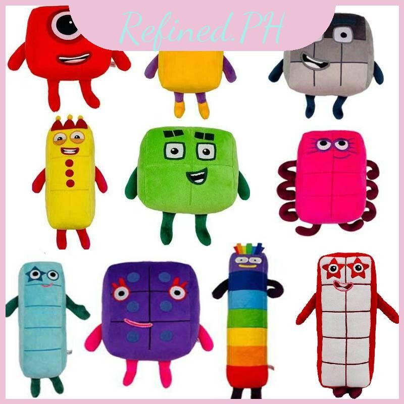 New Cartoon Numberblocks Plush Doll Educational Stuffed Toys Number ...