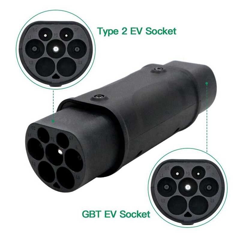 Type ★ GBT 2 Adaptor IEC 62196 To GB China Standard EV Charger ...