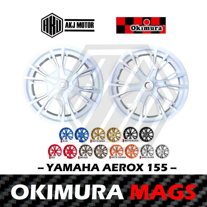 AEROX OKIMURA YAHAMA 155 MUGS OKM MAGS WHEELS | Shopee Philippines