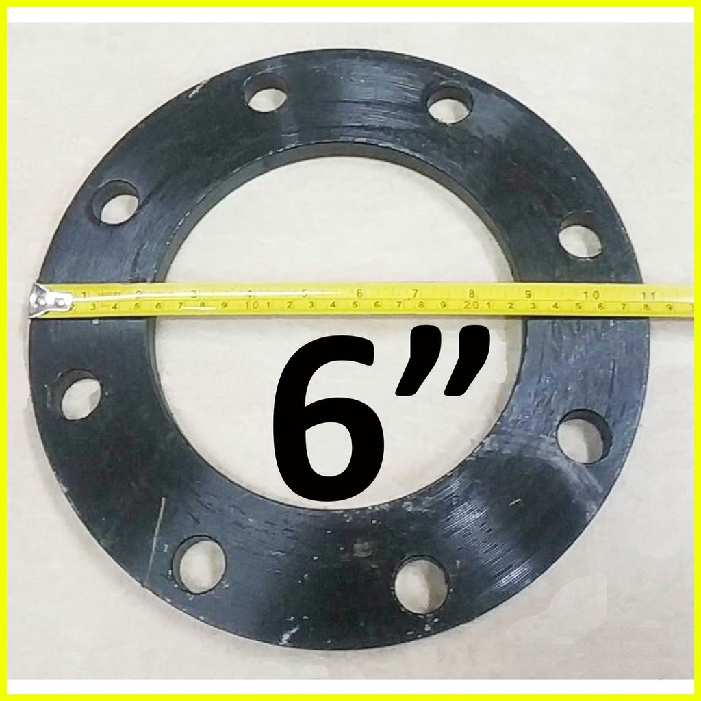 BI SLIP ON FLANGE 6" x 150# FLAT FACE BLACK IRON