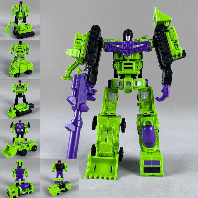 6 、 In 1 Transformation Model MINI Devastator 22Cm Action Figure Robot Plastic | Shopee Philippines