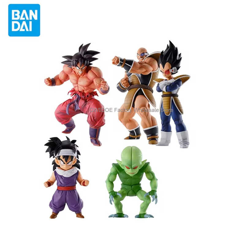 Original L Genuine Bandai Dragon Ball Z Vegeta Nappa Goku Son Gohan ...
