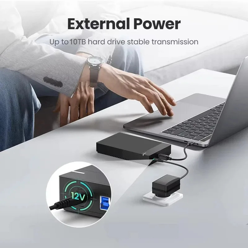 [Local Stock] HDD Case USB 3.0 to SATA III10TB External Hard Drive ...