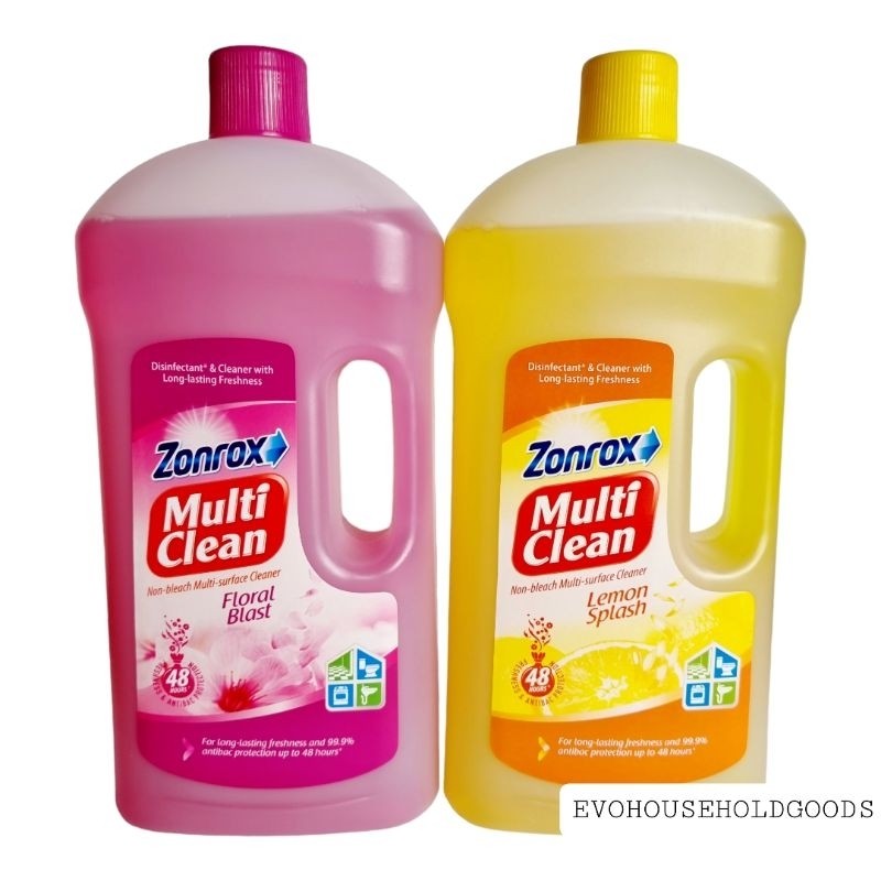 ♞Zonrox Multi Clean Lemon Splash/ Floral Blast (900mL) | Shopee Philippines