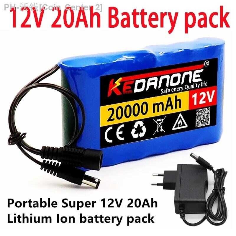 Camera CCTV Monitor Original Portable 12V 20000Mah Rechargeable Lithium ...