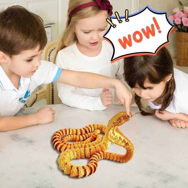 Ornaments] [Ahq Animal Fun Animals Snake Desk Decor Stress Relief Toy ...