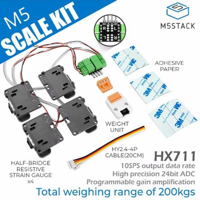 M5stack 6 Official Scale Kit With Weight Unit Electronic Scale Kit 24 ...