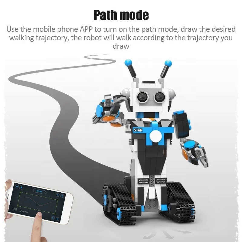 controlled 426pcs APP programmable rc robot toys science DIY building ...