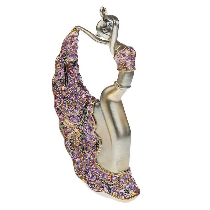 Resin Aayang Vintage Dancing Lady Fig Ornament Gift Home Decorative ...