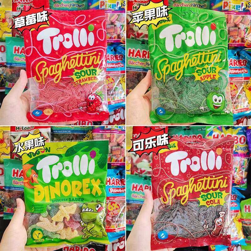 German Trolli Strawberry Antenna Candy Park Chan-yeol Jennie Same Style ...