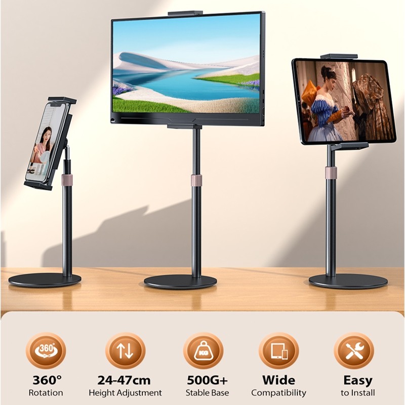 Portable Monitor Holder Stand 12-17.3 Inch Portable Monitor Stand Mount ...